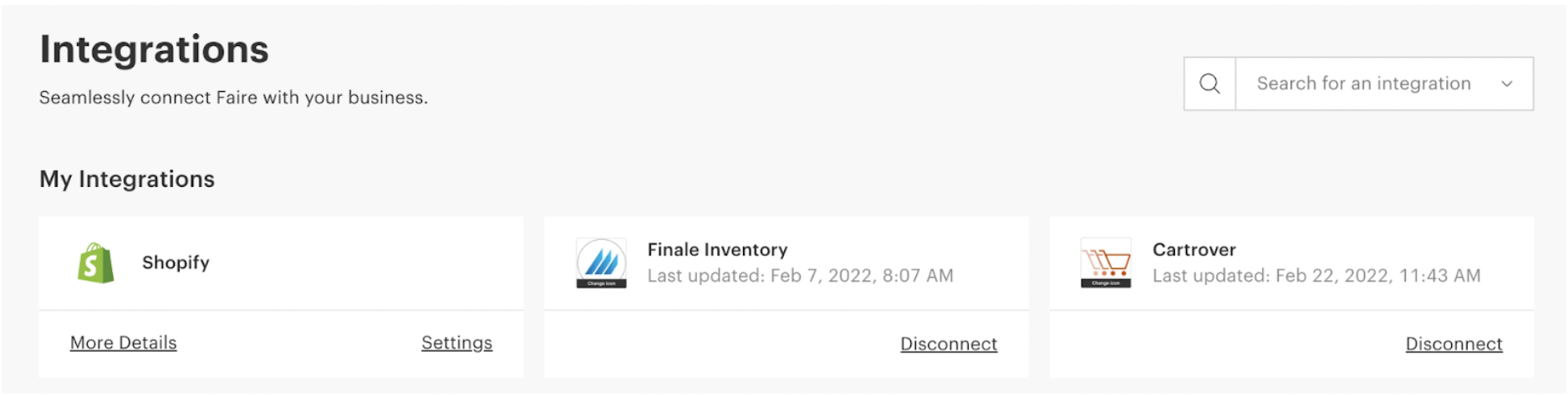 How do I connect my Finale account to Faire? – Finale Inventory